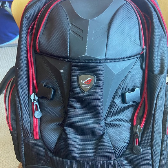 Other | Rare Asus Backpack Rog Nomad Gaming 17 Inch Laptop Black Bag ...